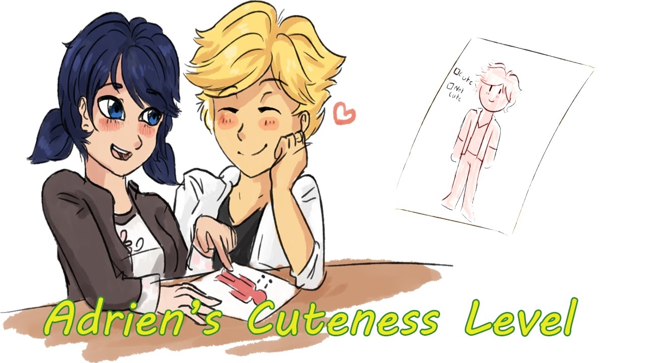 [Miraculous Ladybug Comic Dub] Adrien's Cuteness Level - YouTube