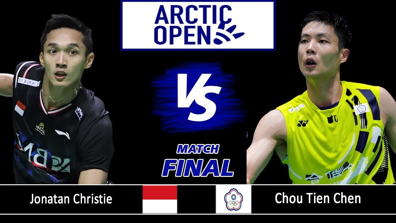 Jonatan Christie vs Chou Tien Chen - Arctic Open 2024 Badminton - F ...