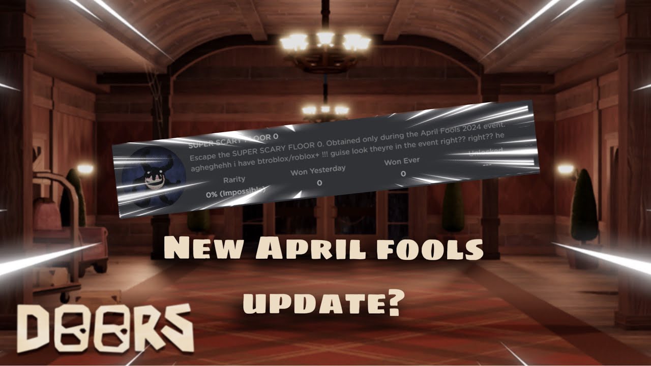 New april fools update in doors? - YouTube