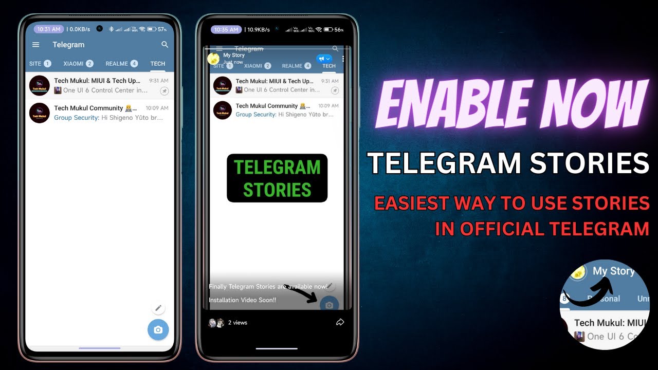 Official Telegram - Enable Stories now | Stories in Telegram | Telegram Story - YouTube