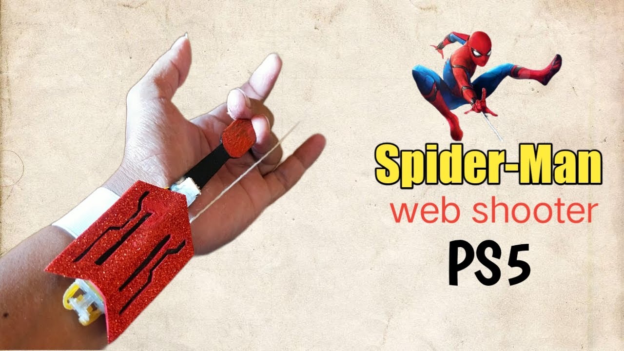 make web shooter Spider-Man ps5 | home made easy!!! - YouTube
