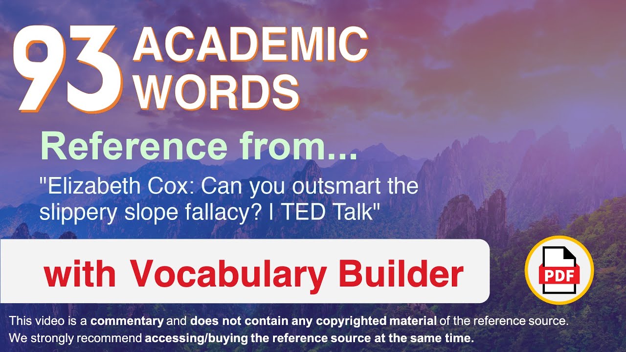 93 Academic Words Ref from "Elizabeth Cox: Can you outsmart the ...