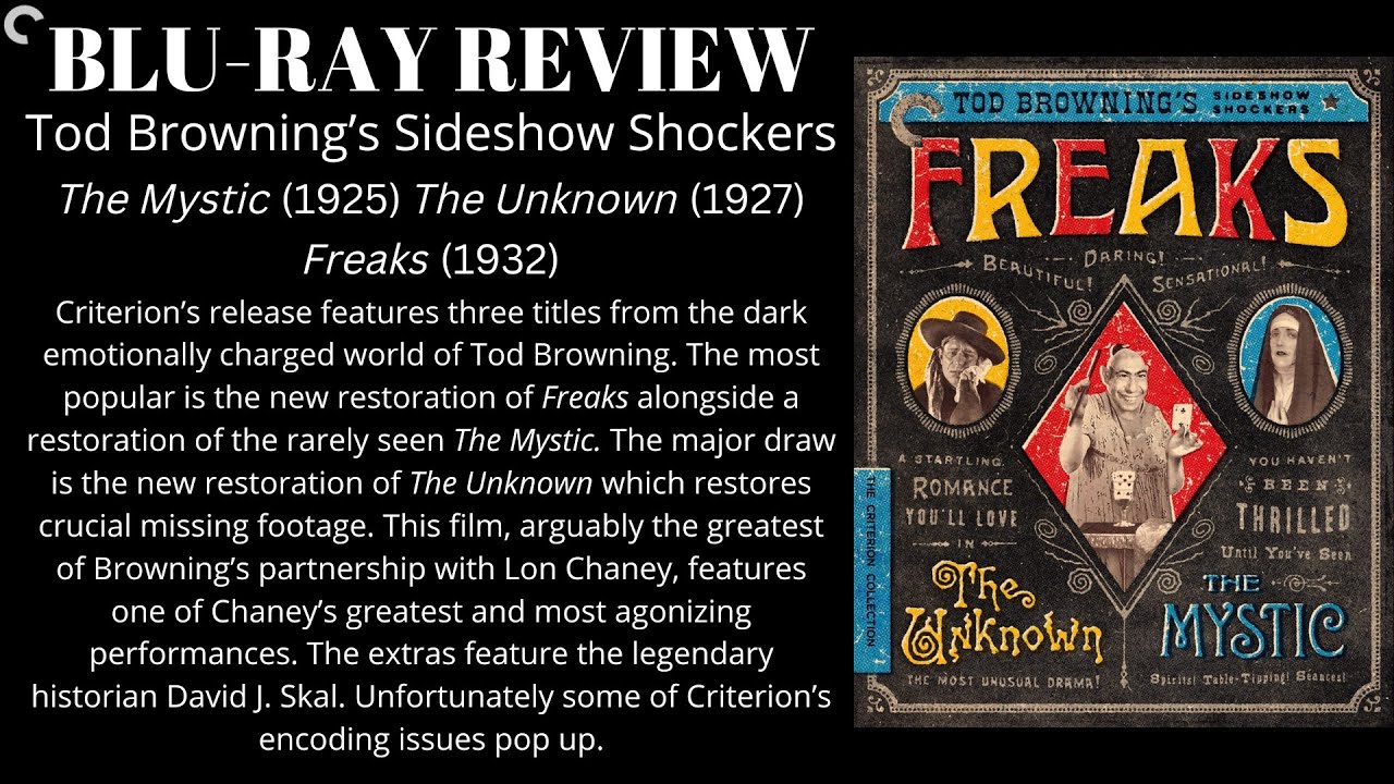 Tod Browning's Sideshow Shockers: The Mystic, The Unknown, Freaks ...