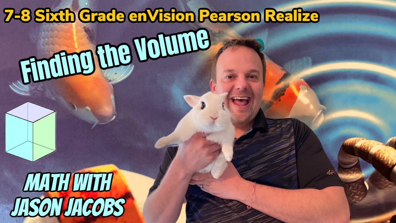 How to find the Volume Sixth Grade 7-8 enVision Pearson Realize - YouTube