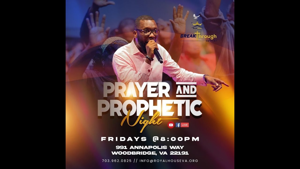 Friday Prayer and Prophetic Night || Rev. Geoffrey Tutu || 07.19.2024 ...