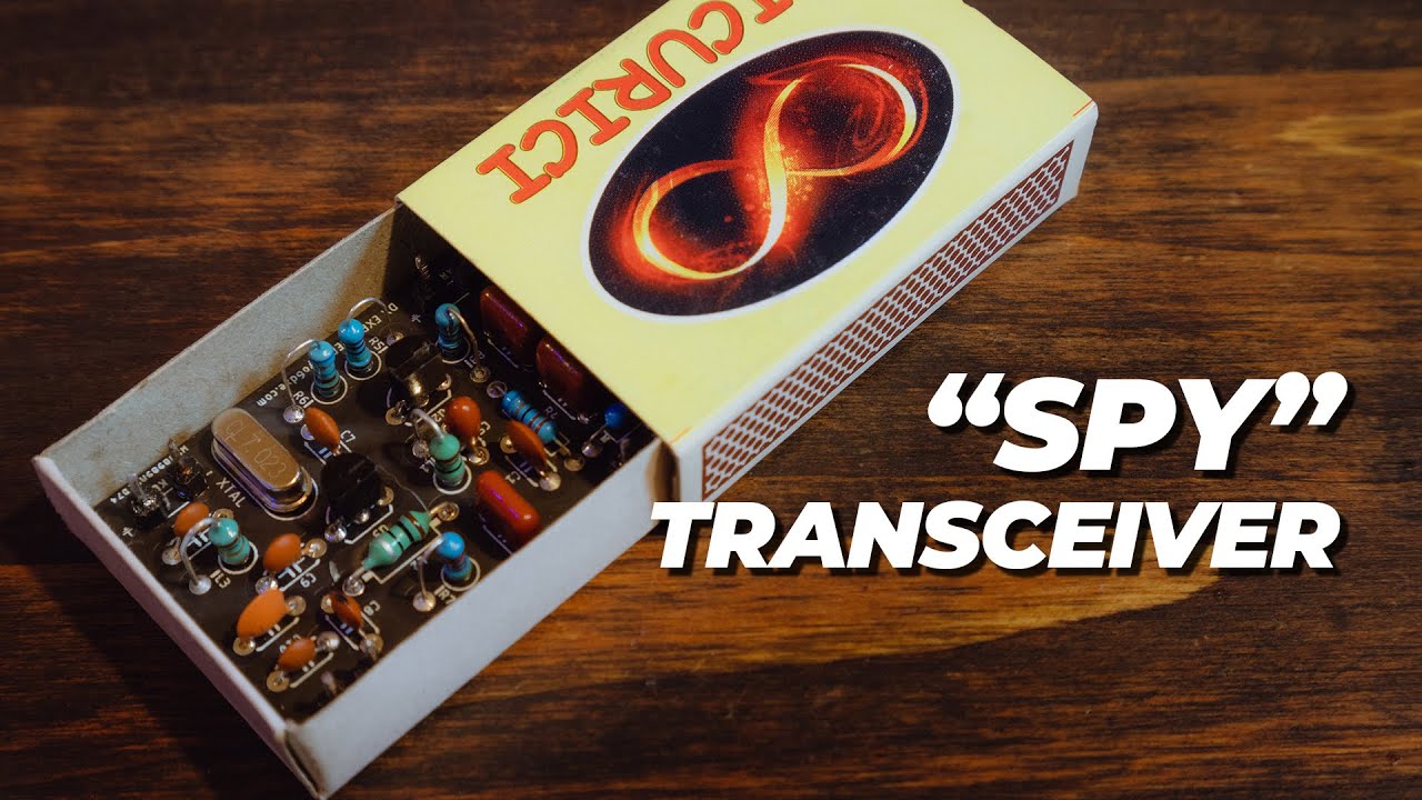 "SPY" Matchbox Transceiver With Three Transistors - YouTube