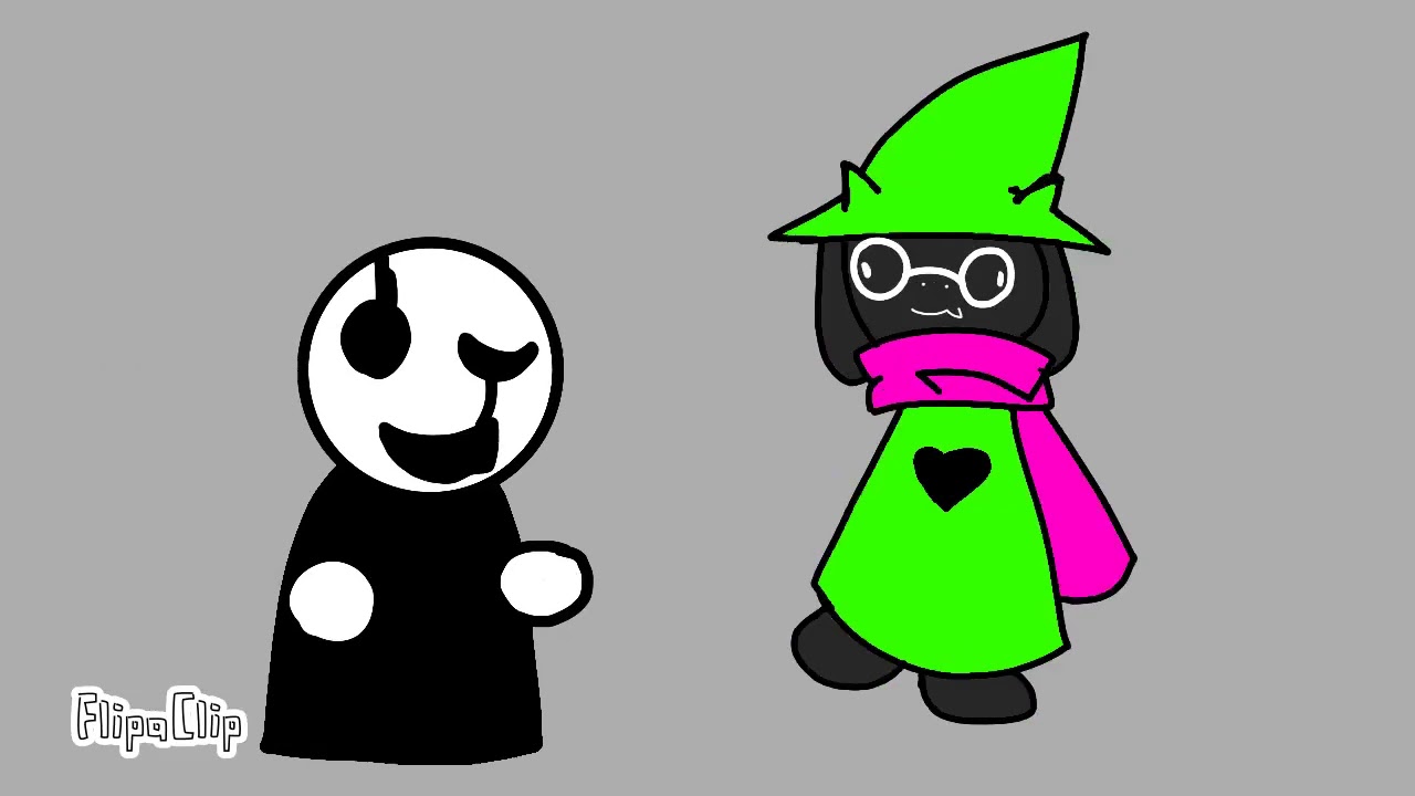 gaster "kills" ralsei - YouTube