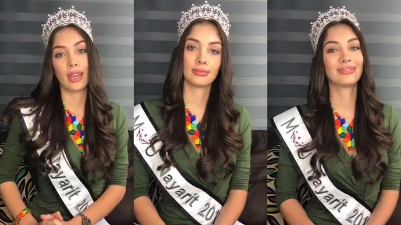Yuridia Durán Mexicana Universal Nayarit 2018 en Facebook Live - YouTube