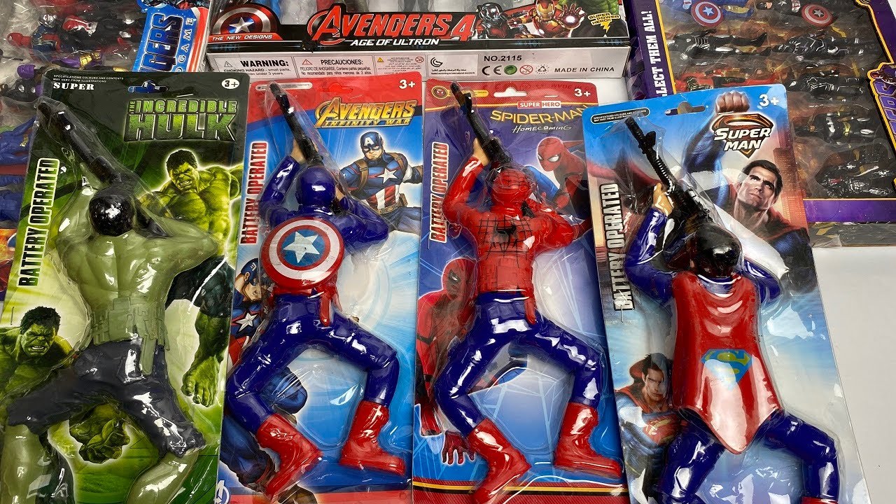 Spider-man, Hulk, Captain America, Superman, Batman /#865/ Unboxing ...