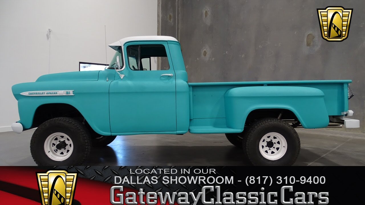 1959 Chevrolet Apache 4x4 Stock #71 Gateway Classic Cars of Dallas ...