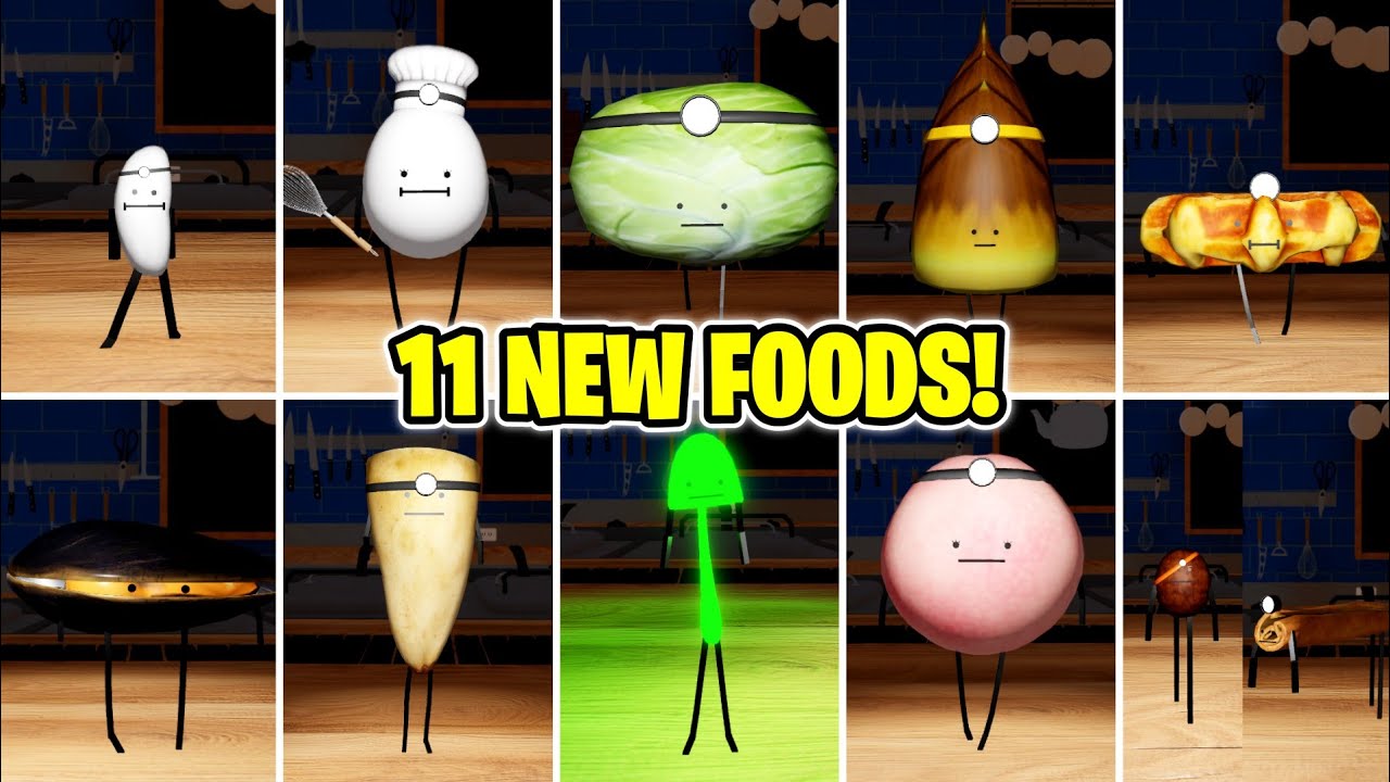 UPDATE! - How to get ALL 11 NEW FOODS in SECRET STAYCATION! NEW UPDATE ...