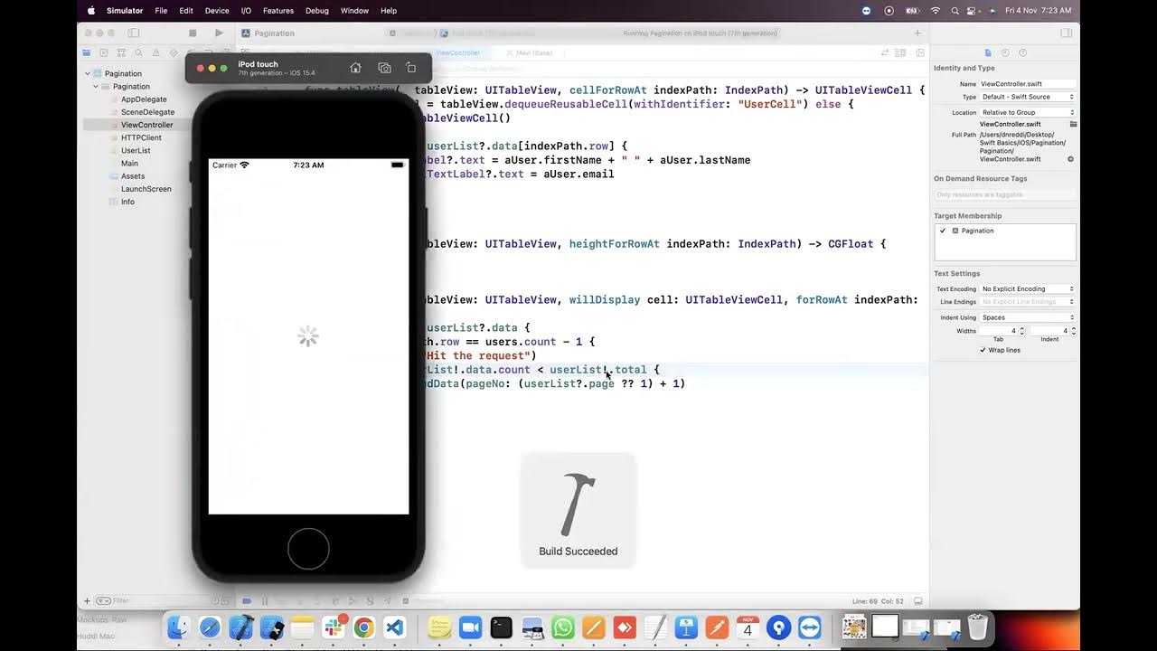 9742735256 - Pagination in UITableView with API calling in iOS - URLSession #iostraining - YouTube