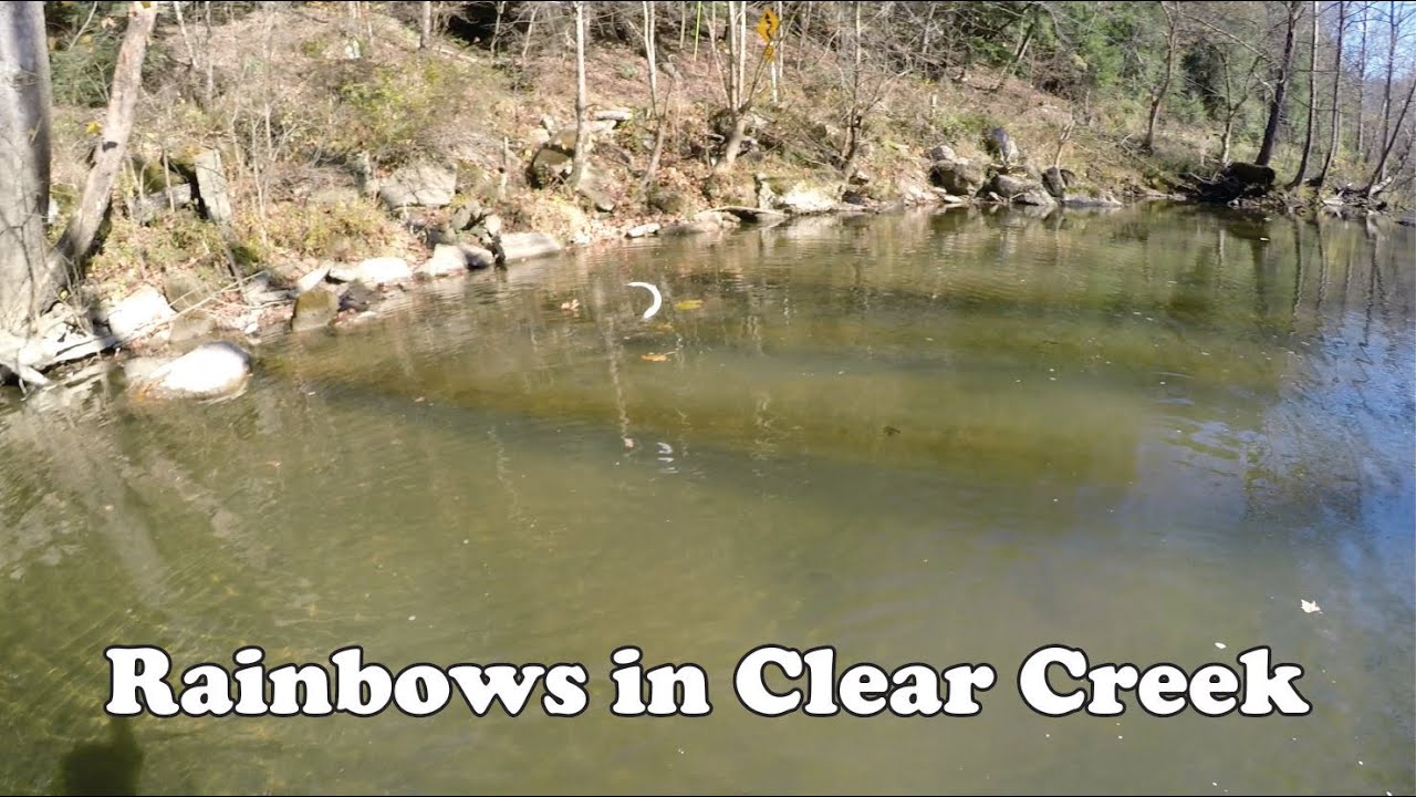 Rainbow on Clear Creek - YouTube
