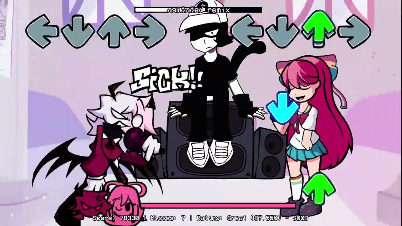 FNF| Giffany sings Agitated (Remix) - YouTube