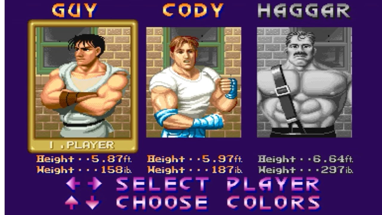 Street Fight 89'The Final Fight GUY Longplay part 01/02 - YouTube