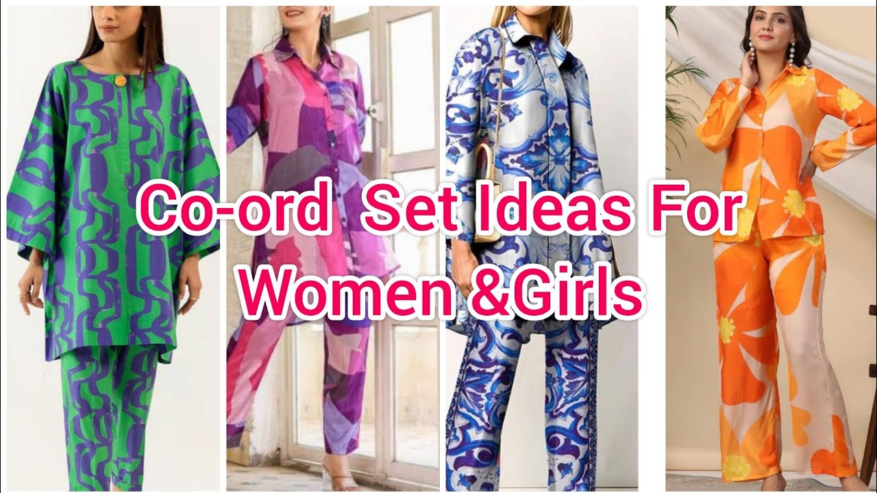 Co-ord Set|Cutting & Stitching For Co-Ord Set Designs|Latest Co- ord ...