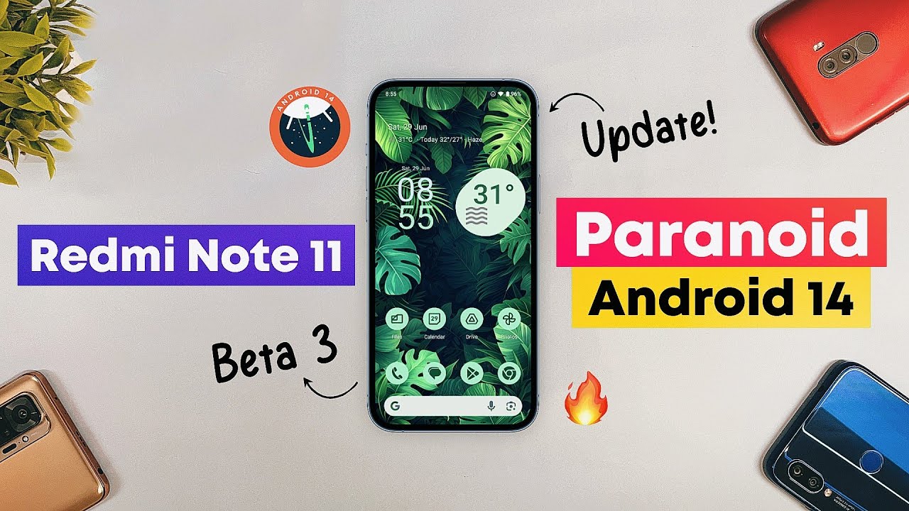 Redmi Note 11 - Official Paranoid Android 14 (Beta 3) Update! - YouTube