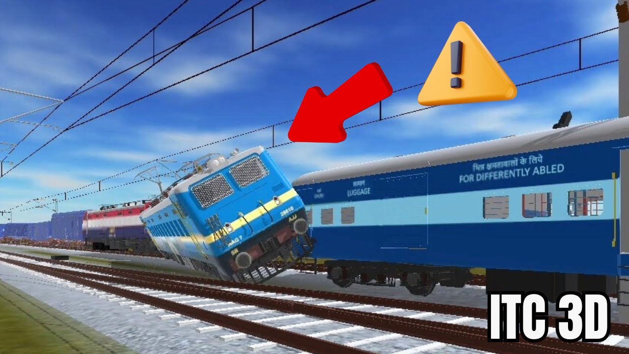 Multiple Goods Train Derailment at Railway Junction | Indian Train ...