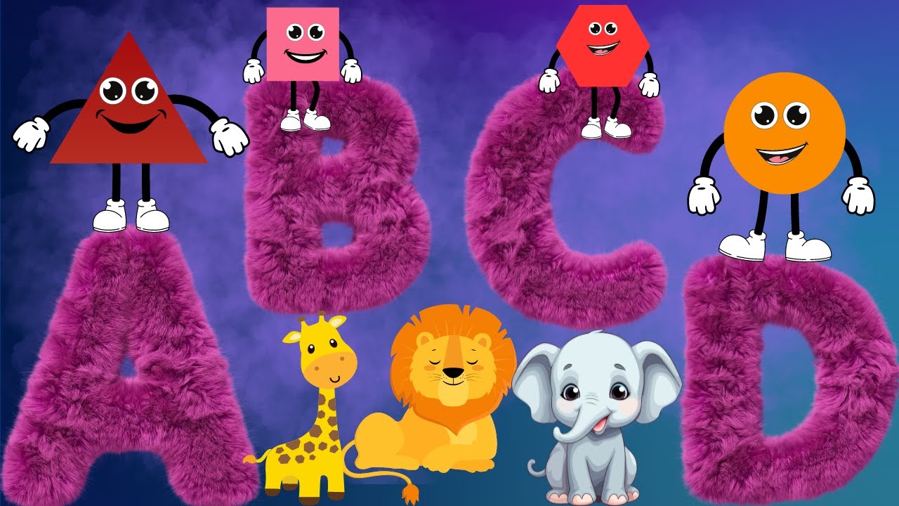 ABC alphabet|Shape song| 12 minutes learning for kids|ABCD|Abc song ...