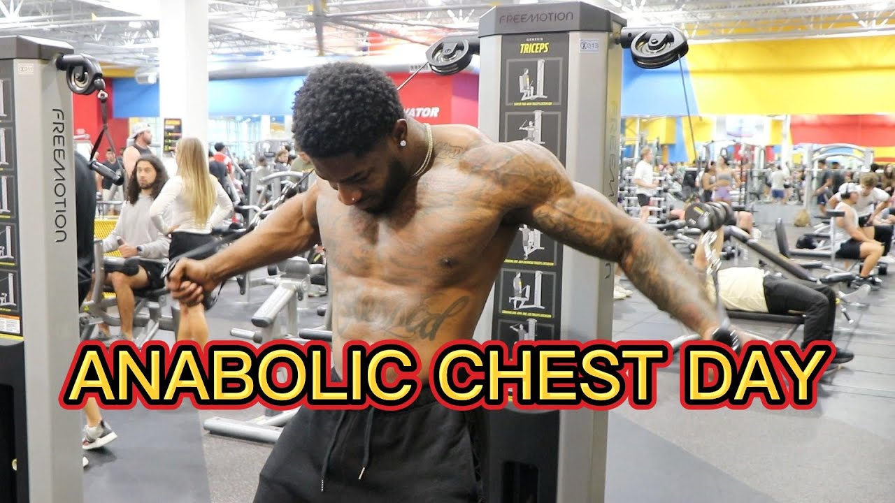 ANABOLIC CHEST DAY/ VLOG!! - YouTube