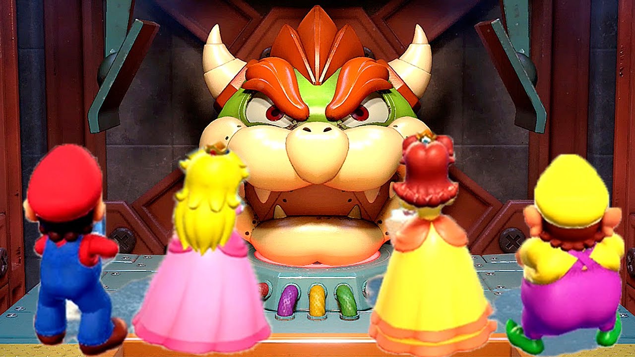 [Mario Party Superstar] Mini Game Mario VS Peach VS Wario VS Daisy ...