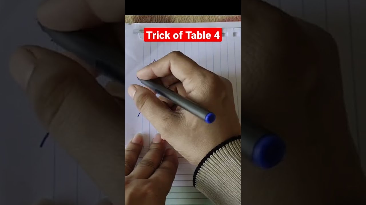 Easy Way To Learn Table Of 4 4 Times Table Trick trick maths Easy Way To Learn Table Of 4 4 Times Table Trick trick maths
