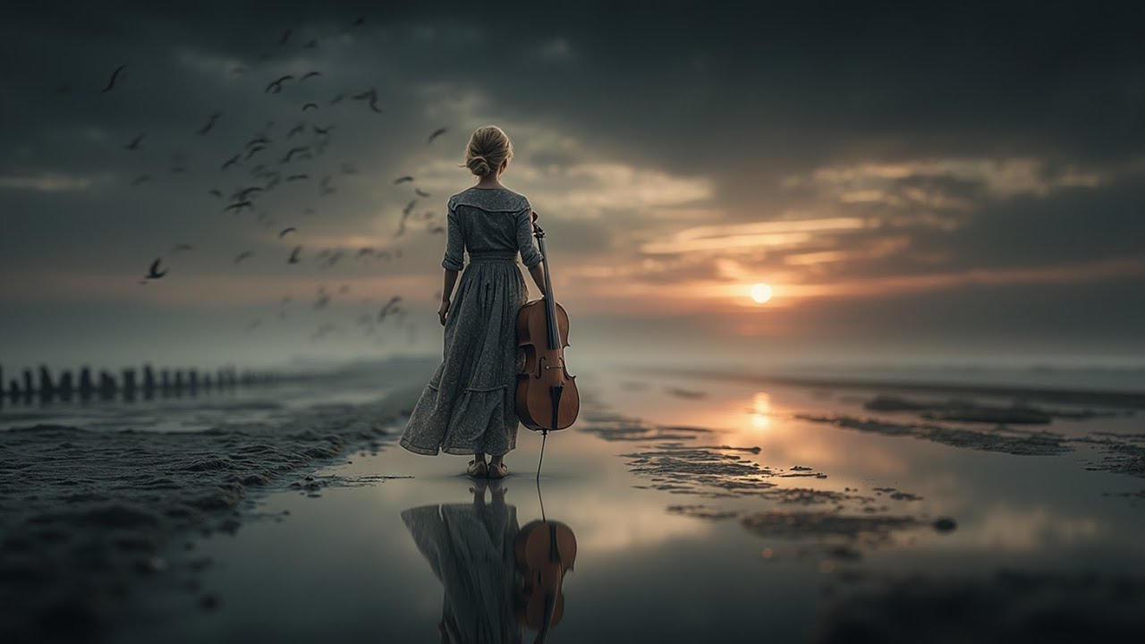 Calming Cello Background Music : Soulful Instrumental for Study, Sleep ...