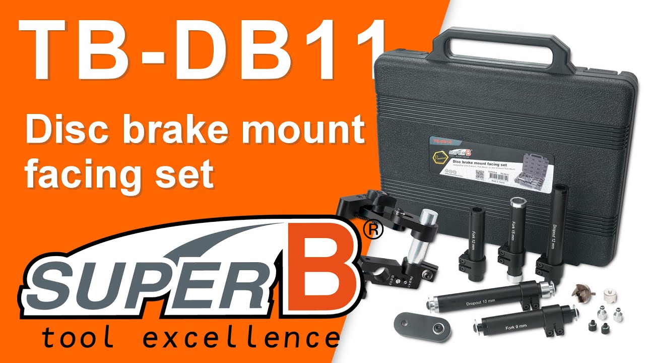 How to Use the TB-DB11 Disc brake mount facing set - YouTube