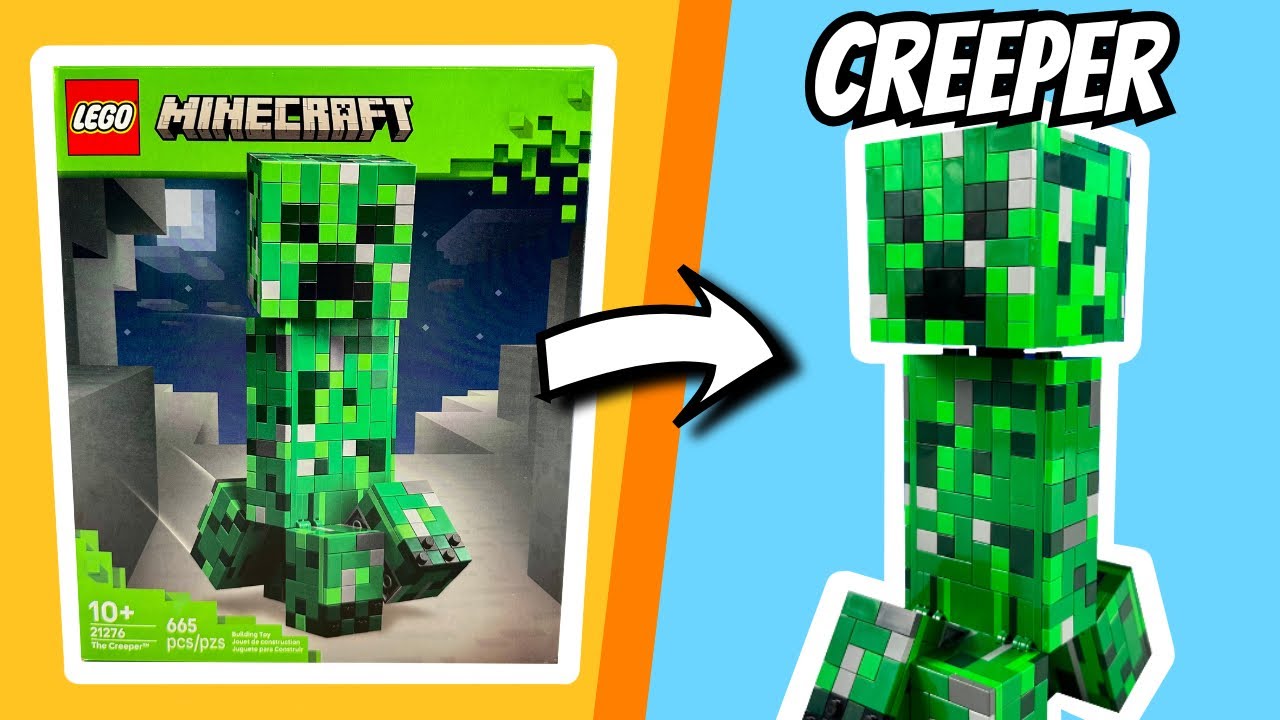 LEGO Minecraft Creeper Speed Build - YouTube
