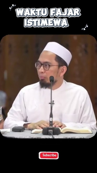 Waktu Fajar itu Istimewa - Ustadz Adi Hidayat #ceramah #shorts #uah - YouTube