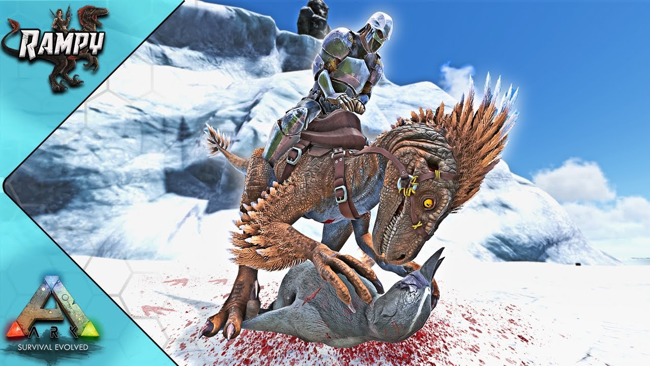 A Trip to the Snow Biome!| Raptors Evolved | [E4- The Island] - YouTube