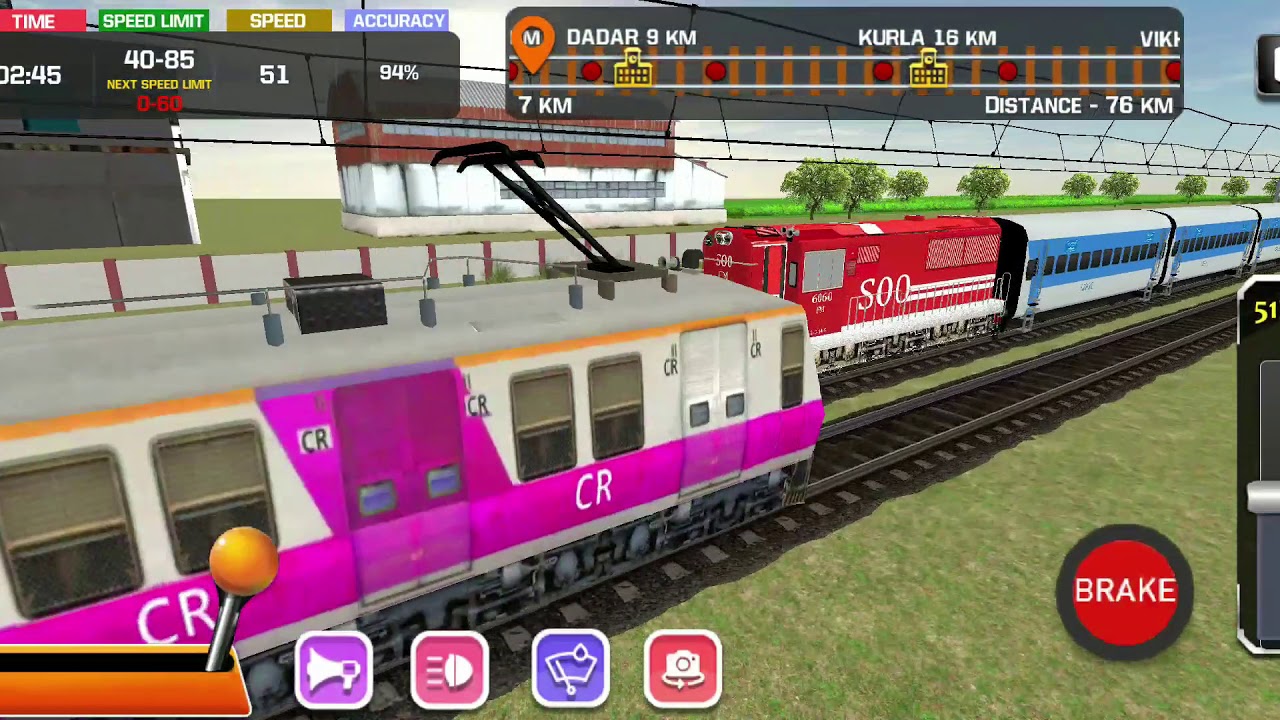 Mumbai Local Train AC || Indian Train Simulator fun game - YouTube