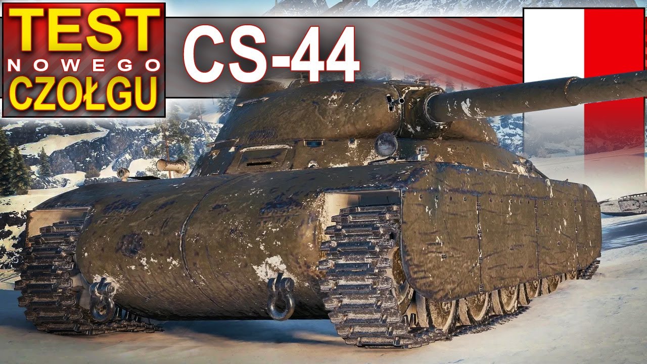 CS-44 - polski średniak daje radę :) - World of Tanks - YouTube