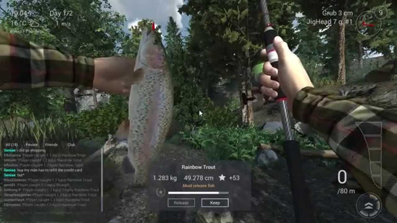 Funny Rainbow Trout glitch, bug – Fishing planet - YouTube
