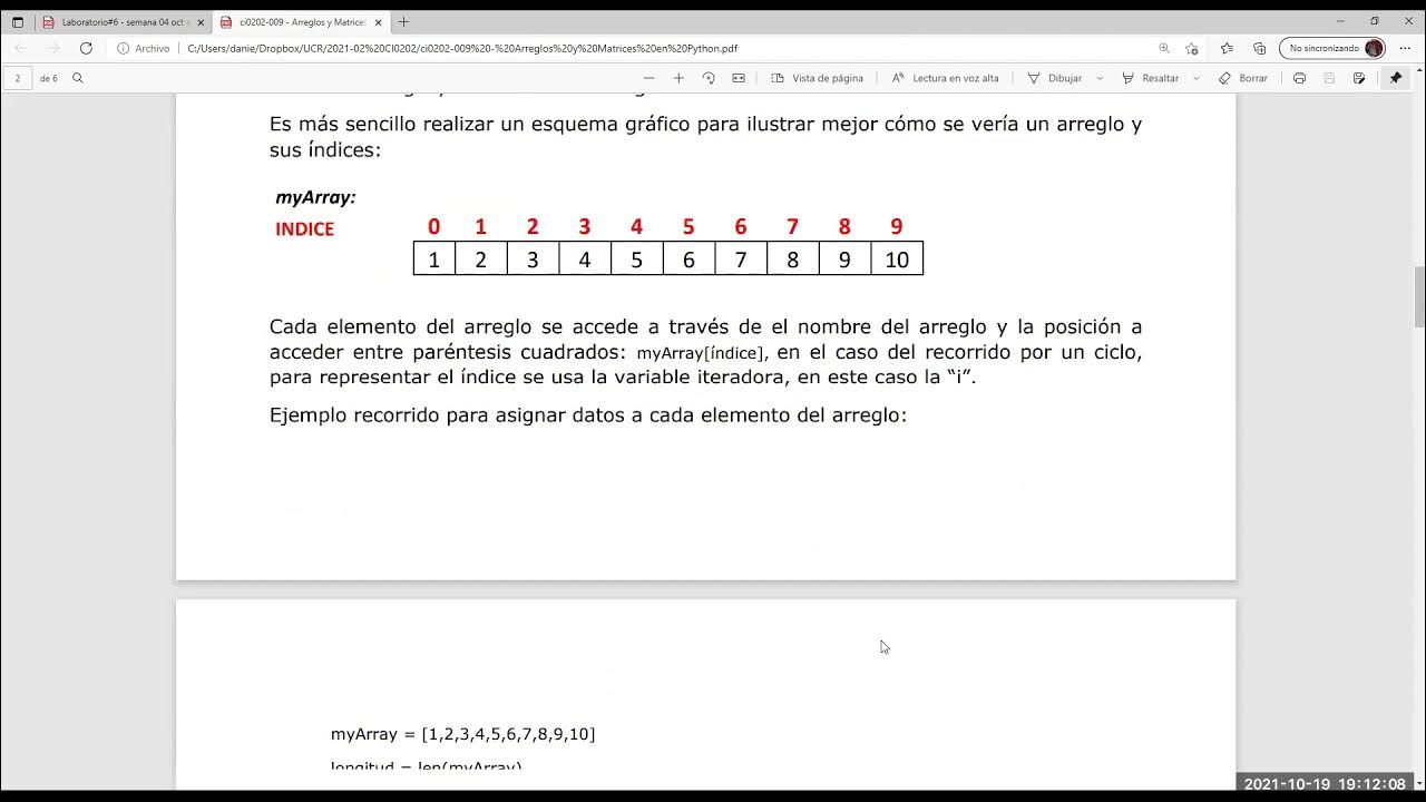 Lección en vivo 08 - Arreglos en Python, ejemplos - YouTube