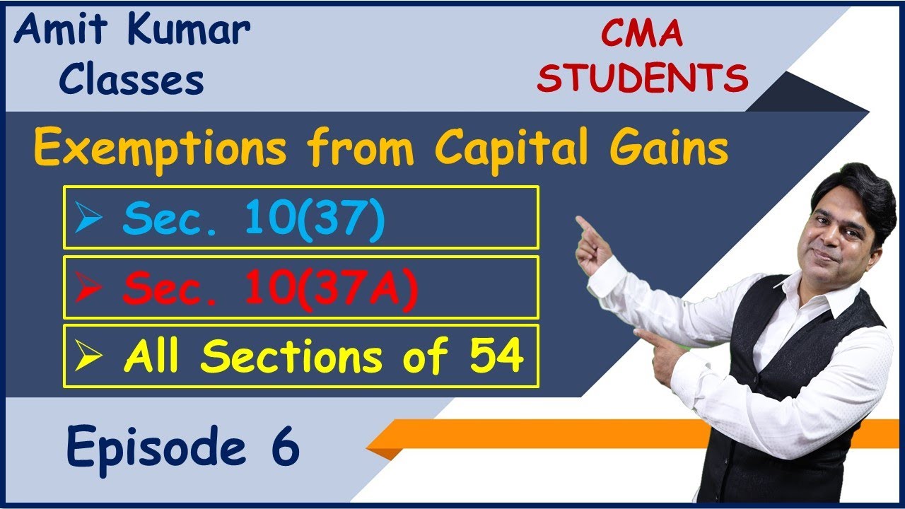 || REVISION OF INCOME FROM CAPITAL GAINS || EPISODE 6 || CMA STUDENTS || AMIT KUMAR CLASSES ...