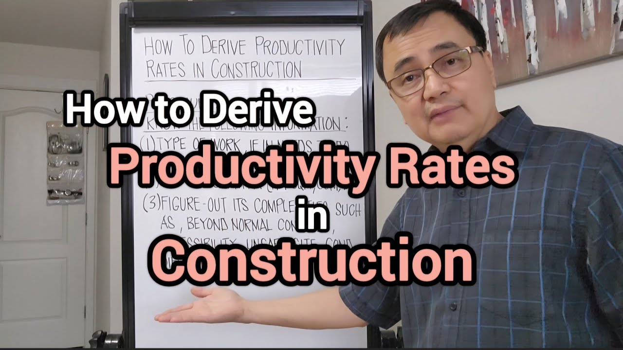How to Derive Productivity Rates in Construction - YouTube