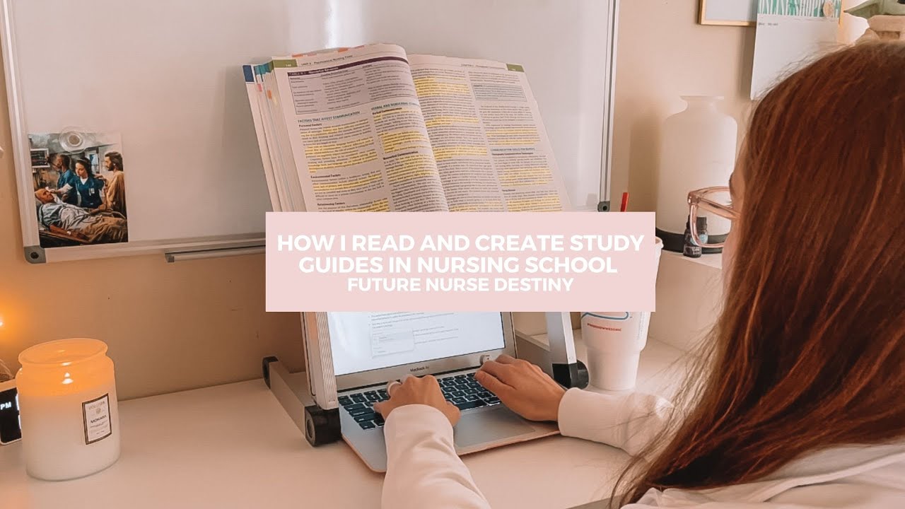 HOW I READ AND CREATE STUDY GUIDES IN NURSING SCHOOL | Future Nurse ...
