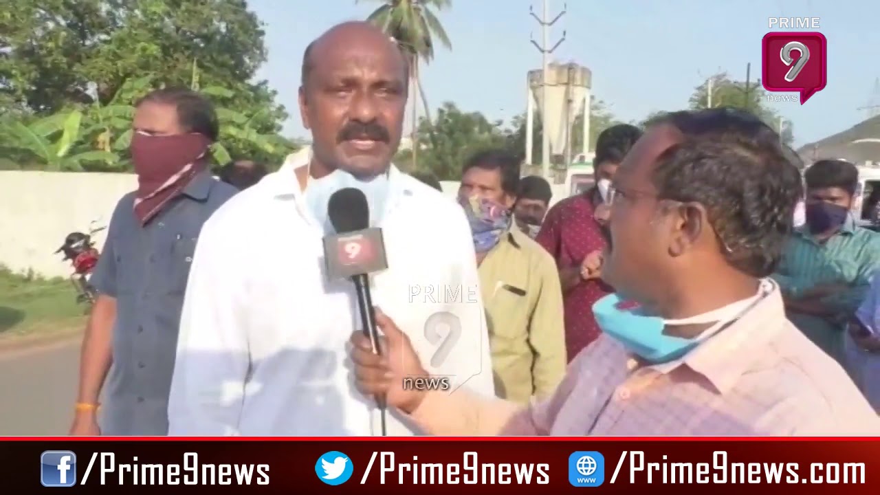 TDP MLA Gana Babu Face to Face Over LG Polymers Gas Leak | Prime9 News ...