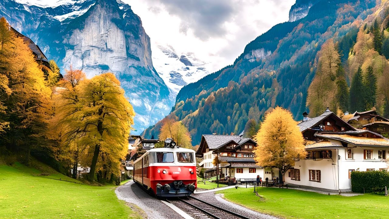 World’s Most Beautiful Train Ride in Switzerland🇨🇭Roaming Around ...
