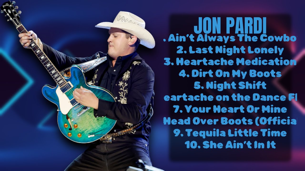 Jon Pardi-Trending songs of 2024-Premier Tracks Compilation-Mellow ...