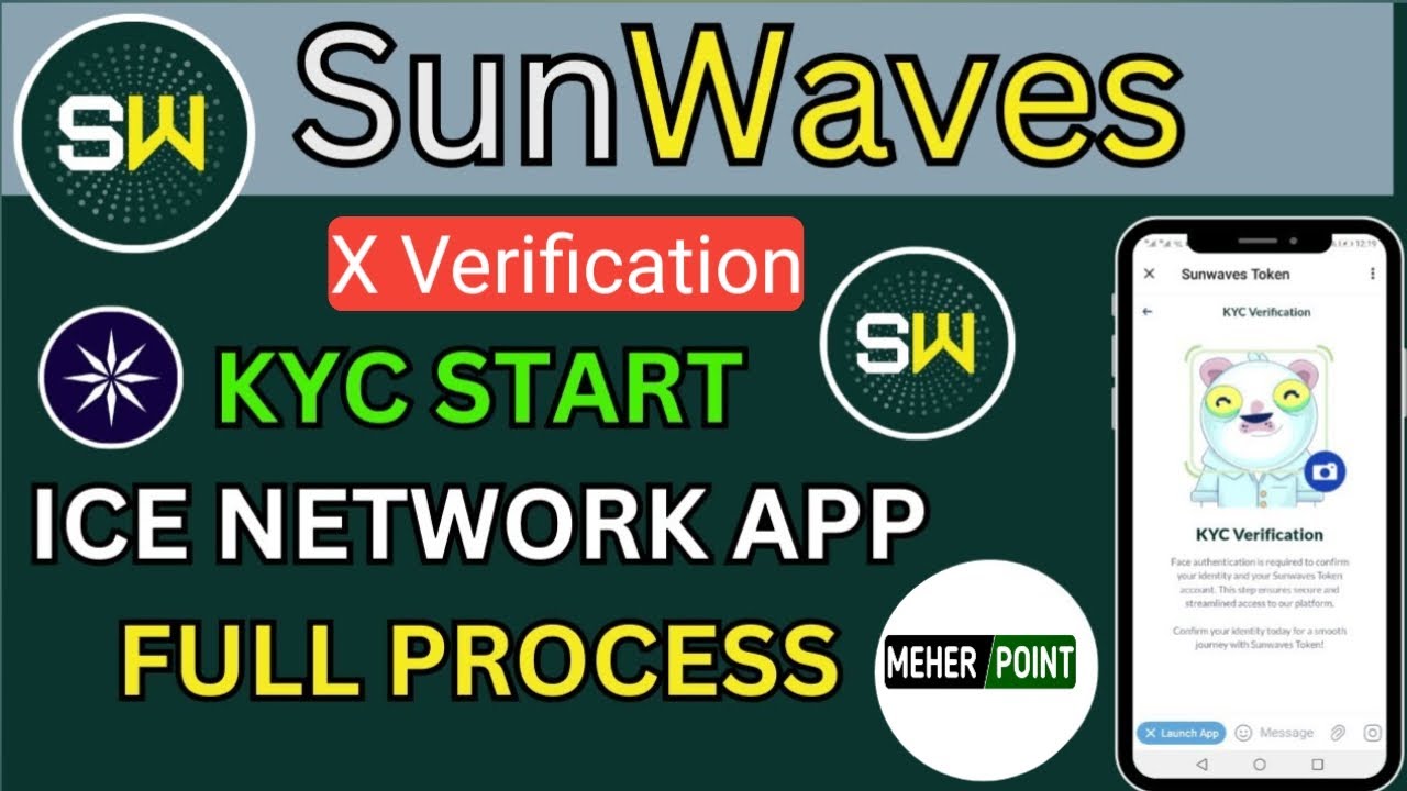 Sunwaves kyc step 2! Twitter verification! Full method explained! Meher point - YouTube