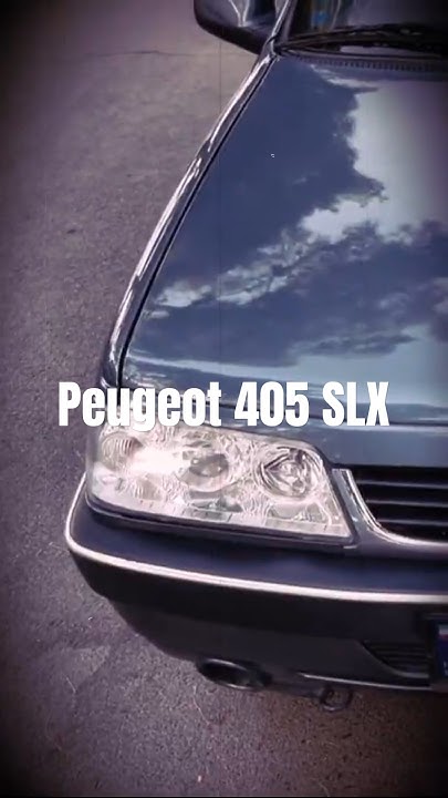Peugeot 405 SLX - YouTube