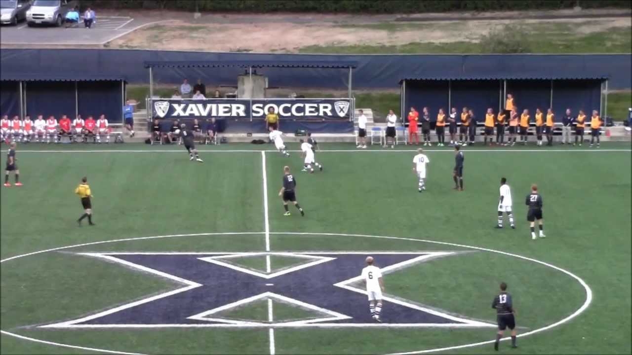 Connor Gilmour's Goal vs. Xavier - YouTube