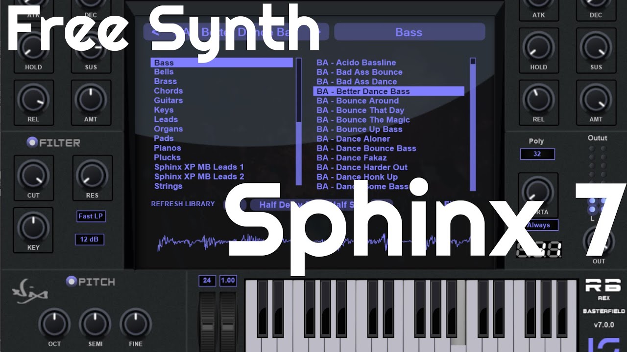 Free Synth - Sphinx 7 by Infected Sounds (No Talking) - YouTube