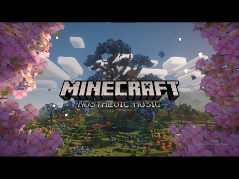 🌸 Relaxing Nostalgic Minecraft Music for Studying: Beautiful Blue Tree ...
