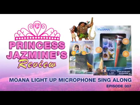 Disney Moana Sing Along Microphone by Princess Jazmine Review Totally ...