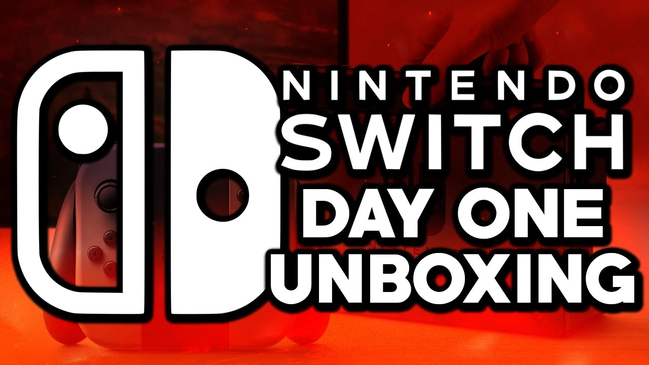 Nintendo Switch Unboxing w/ Gray Joy-Con (Day One Midnight Launch ...