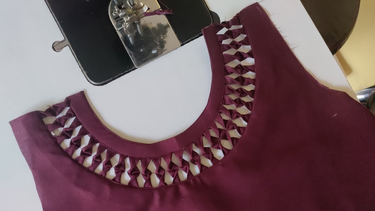 बेहद ही खूबसूरत/Beautiful boat neck design cutting ️ and stitching/diy ...