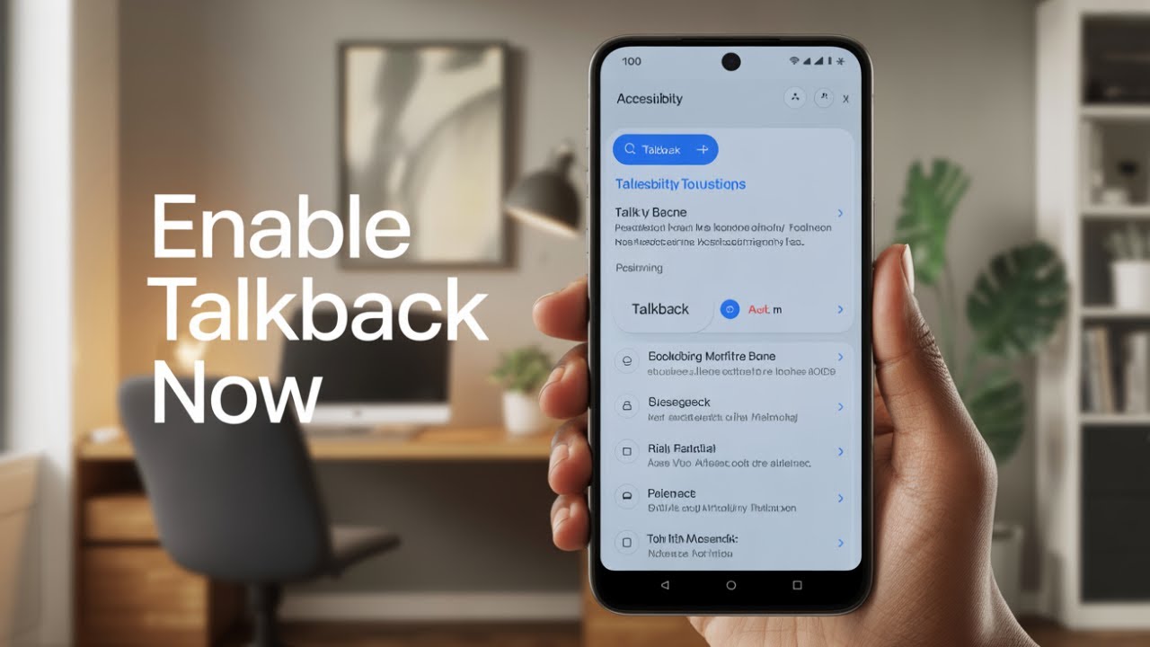 How To Enable TalkBack on Android - full tutorial - YouTube